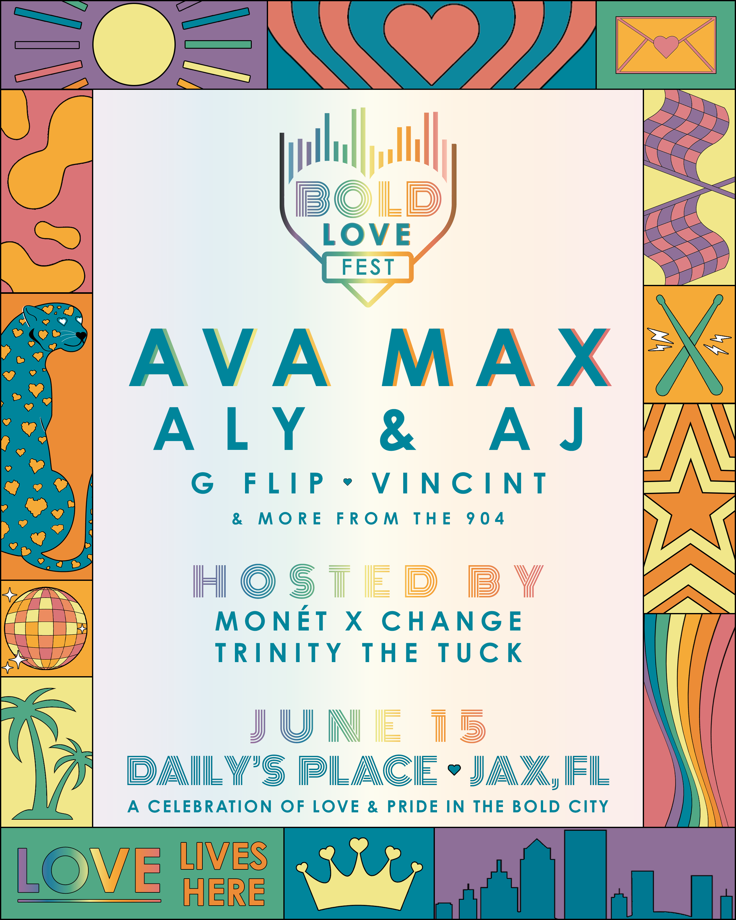 BOLD LOVE FEST – FEATURING AVA MAX, ALY & AJ, G FLIP AND MORE! | 97.9 ...