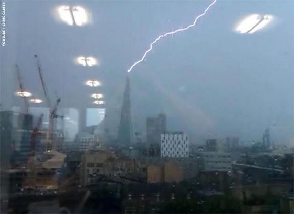 London's Shard Struck by Lightning | Coast to Coast AM