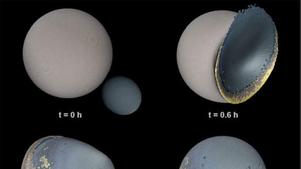 Moon Collision Graphic | Coast to Coast AM