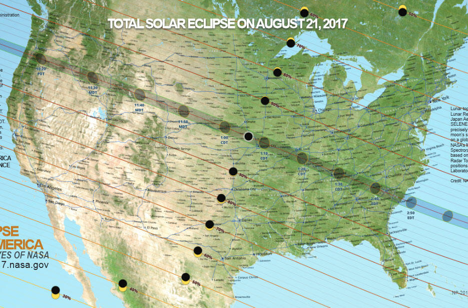Eclipse Photo & Viewing Map | Coast to Coast AM