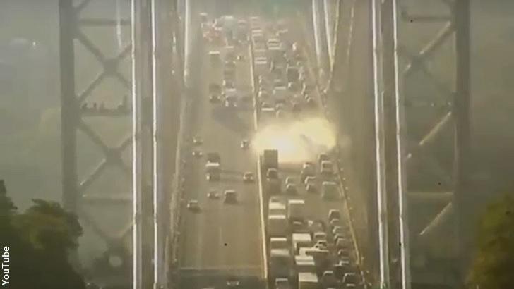Video: Eerie Glowing Cloud Appears on George Washington Bridge | Coast ...