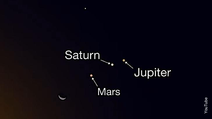 Spectacular Celestial Event as Planets and Moon Line Up | Coast to Coast AM