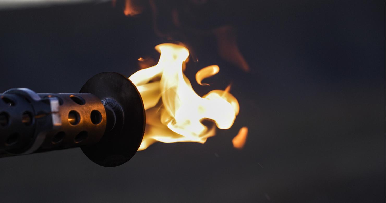 Man Takes Care of Hornet's Nest With a Flamethrower | iHeart