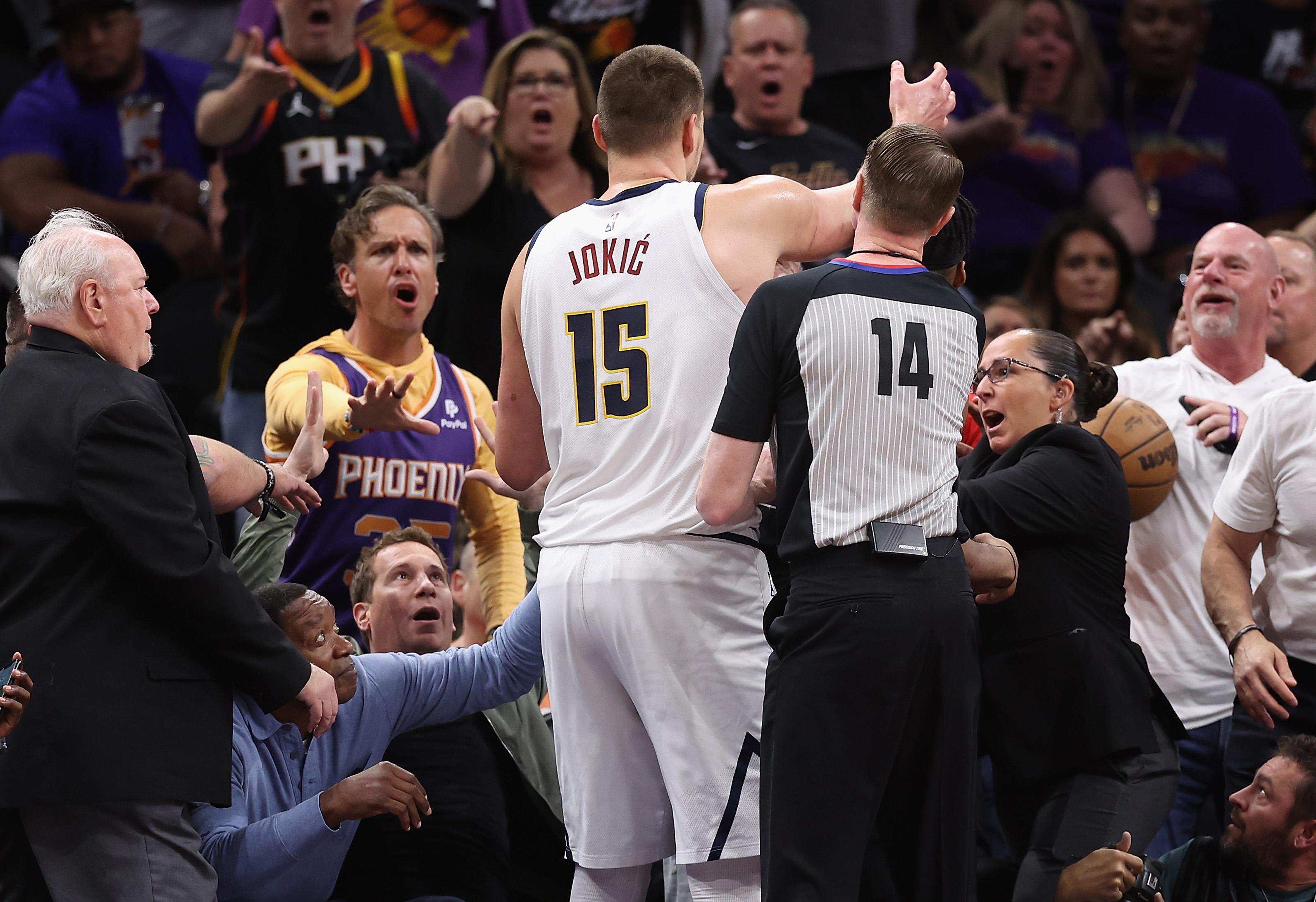 Nuggets Nikola Jokic Shoved Suns Owner Who I Feel Is At Fault During ...