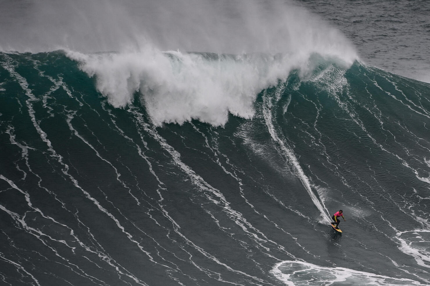 Storm Brought Even Bigger Waves Than Usual To Nazaré, Portugal | iHeart
