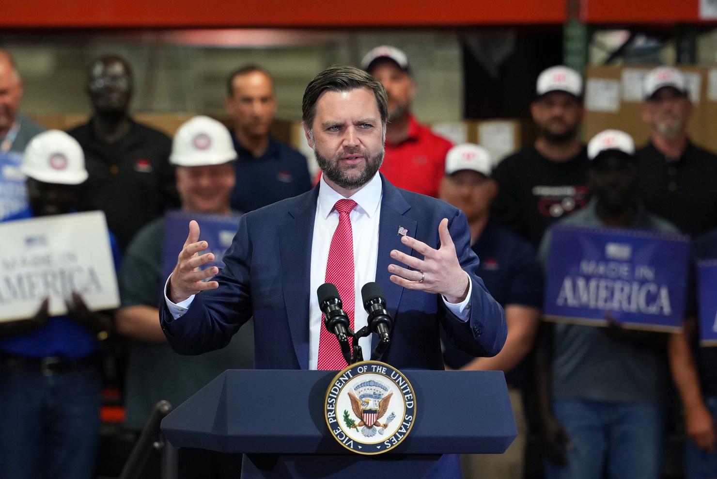 Vice President Touts Made In America In Missouri | iHeart