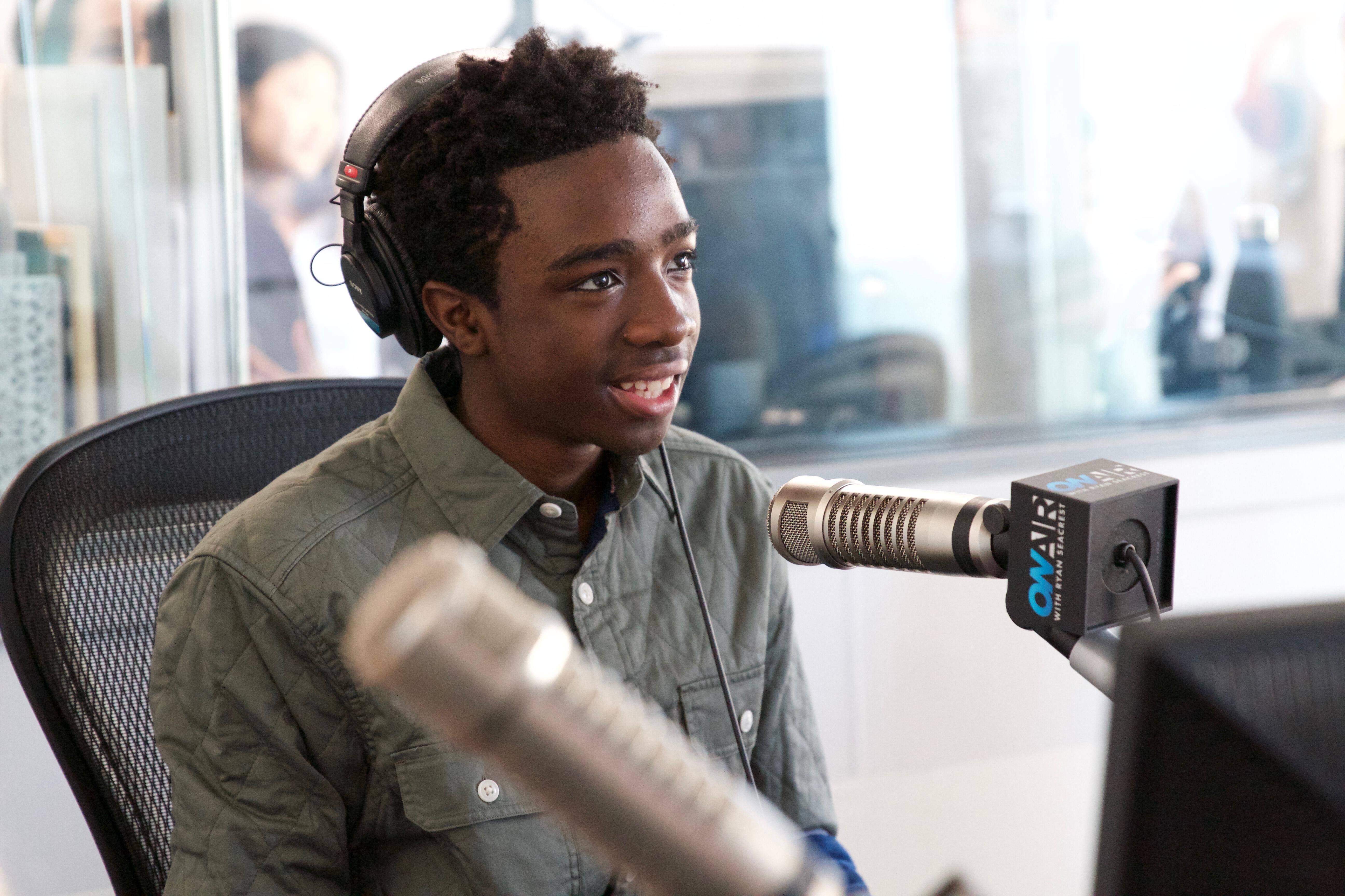 Caleb McLaughlin Admits to Ryan That ‘Stranger Things’ Kiss Was His ...