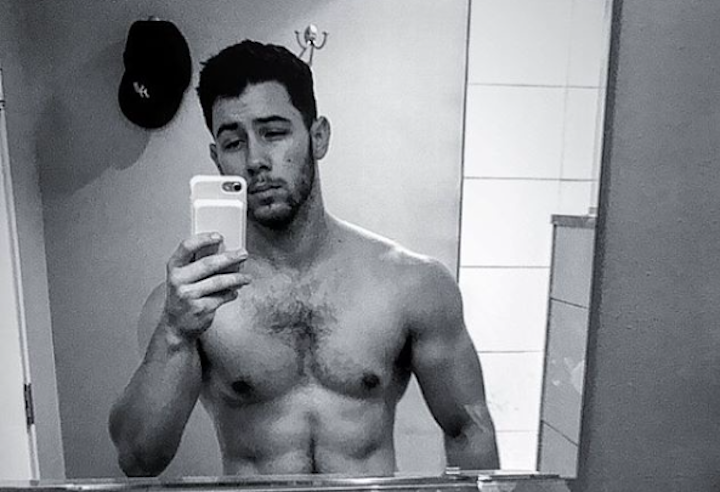 Nick Jonas Posts Sexy Shirtless Selfie To Make Your Day Iheart
