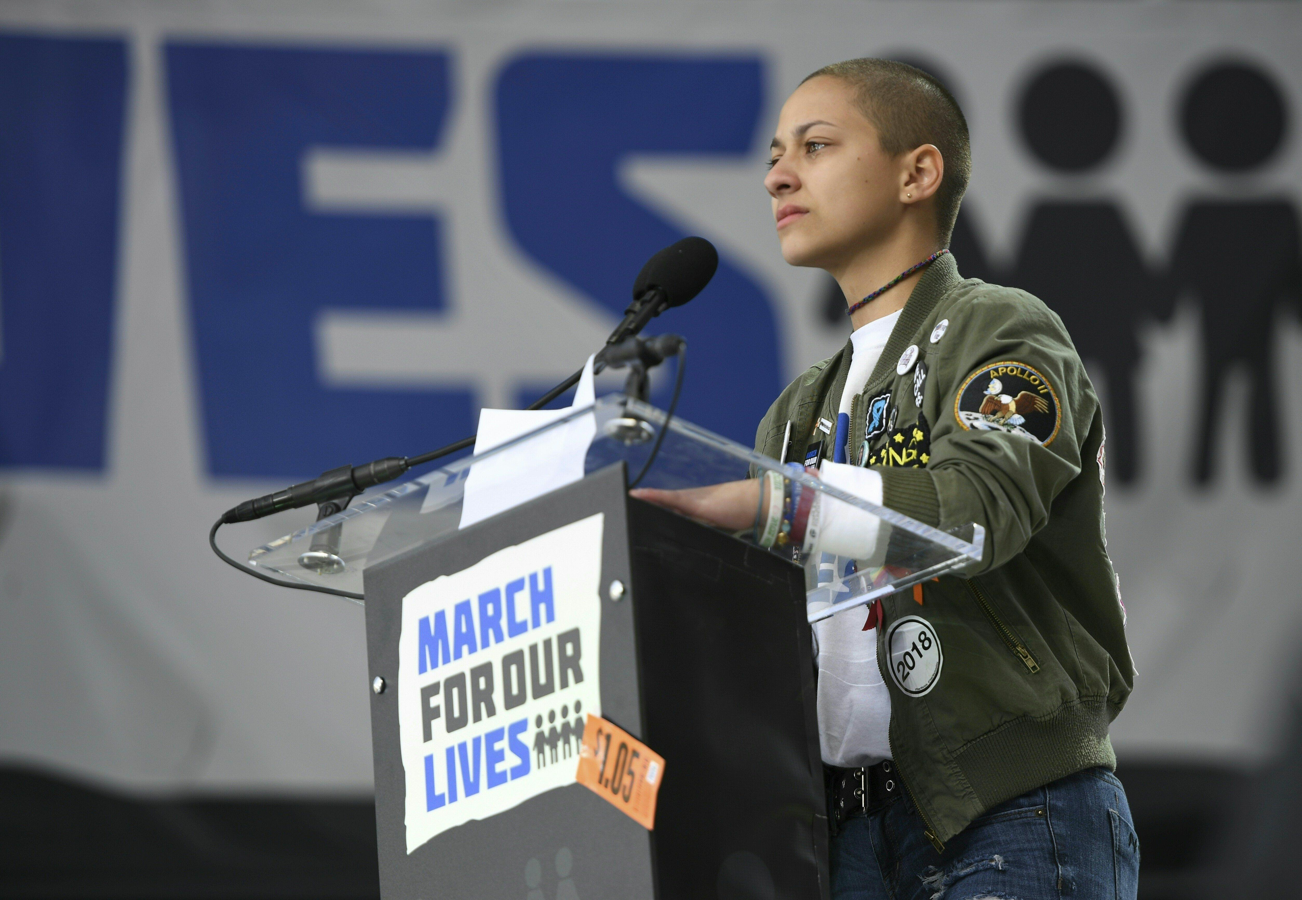 Emma Gonzalez's POWERFUL "March For Our Lives" Speech In Full | Power ...