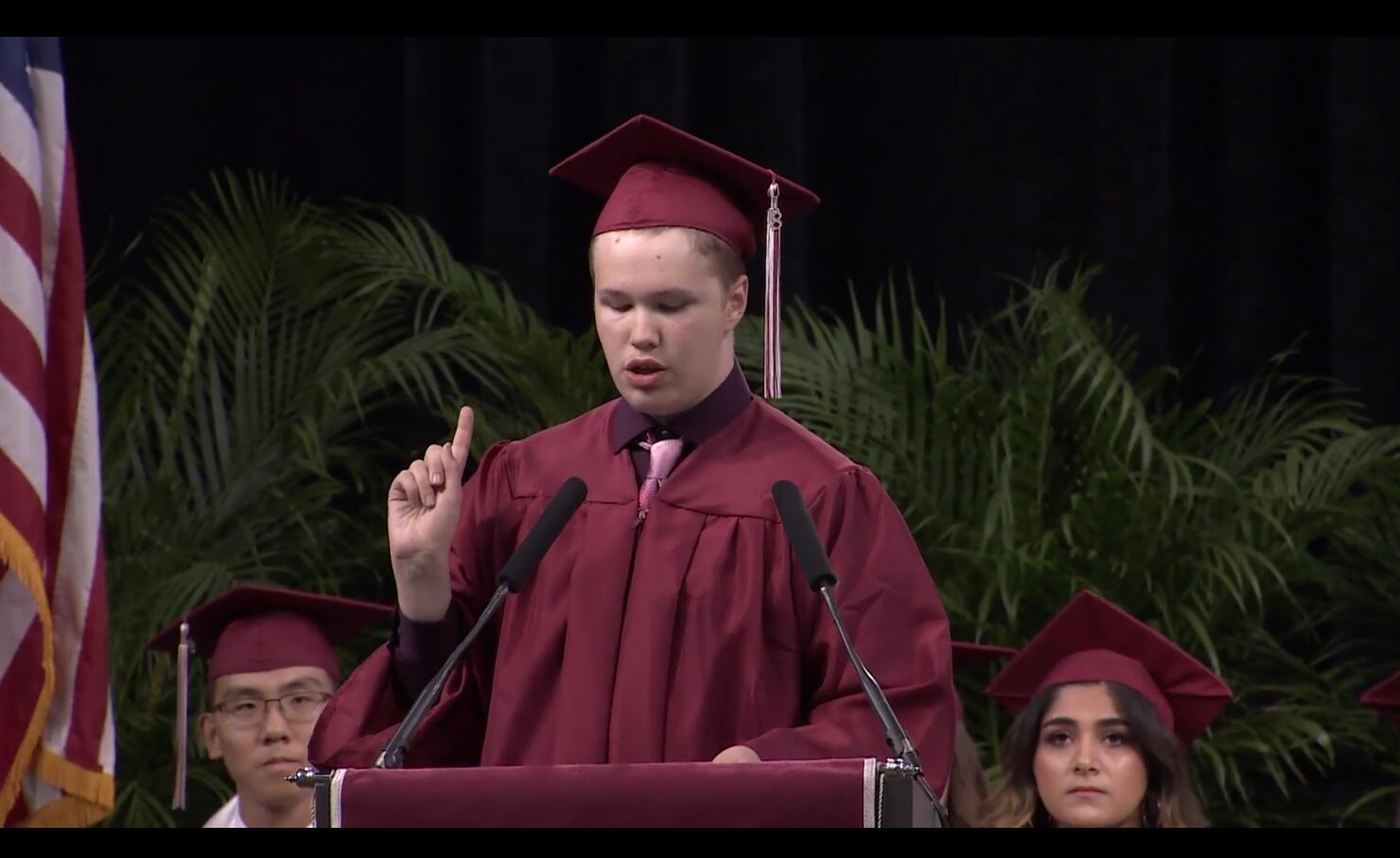 Student With Autism Give Moving Graduation Speech at Texas High School ...