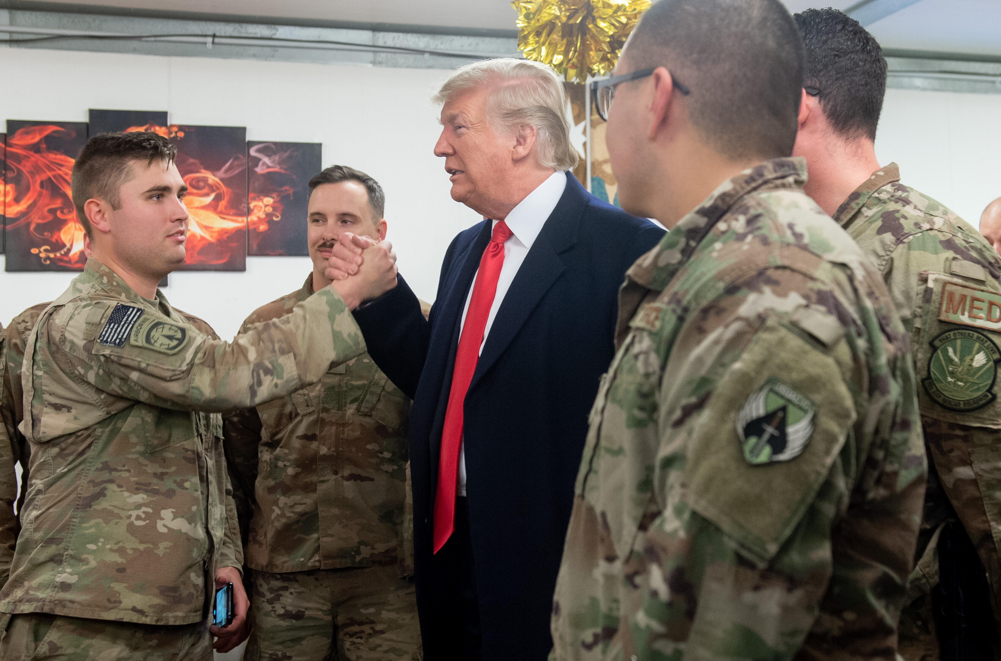 Trump Makes Surprise Visit to American Troops in Iraq | iHeart
