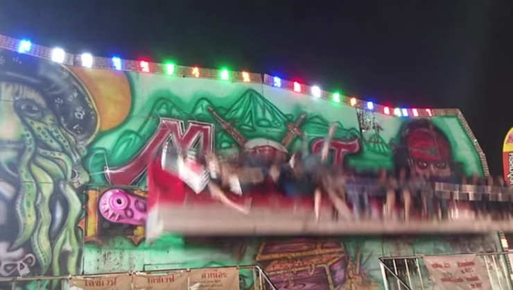 Terrifying Video Shows Five People Thrown From Carnival Ride | iHeartRadio