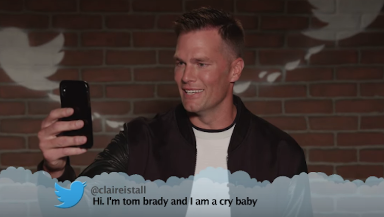 Tom Brady & NFL Players Read Brutal Mean Tweets on 'Jimmy Kimmel Live ...