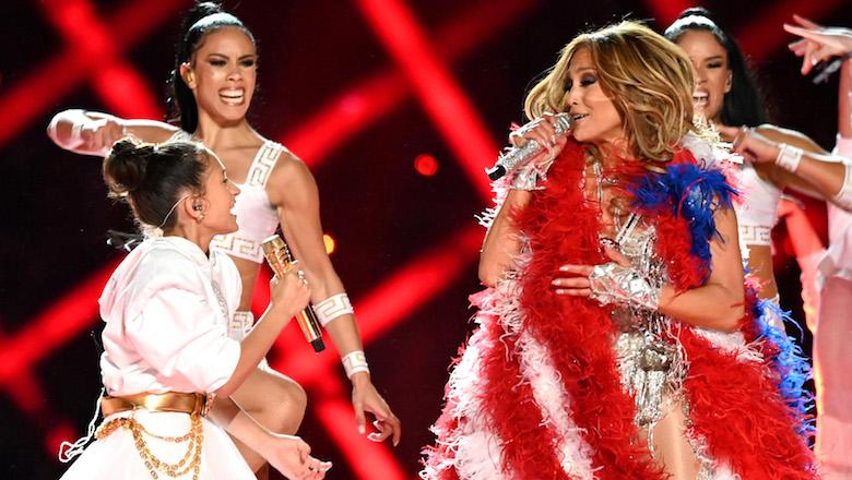 Jennifer Lopez Reacts To Daughter Emmes Beautiful Super Bowl 8985
