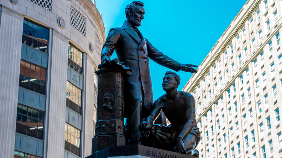 Boston Takes Down Statue Of Slave Kneeling Before Abraham Lincoln | iHeart