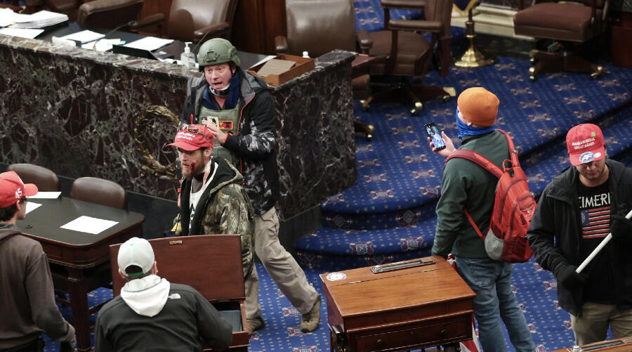 FBI Arrests Air Force Vet Photographed On Senate Floor During Capitol ...