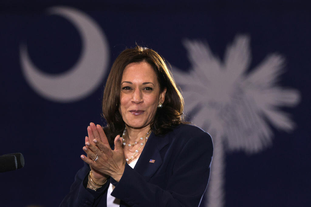 VP Kamala Harris faces protest in Greenville | iHeart