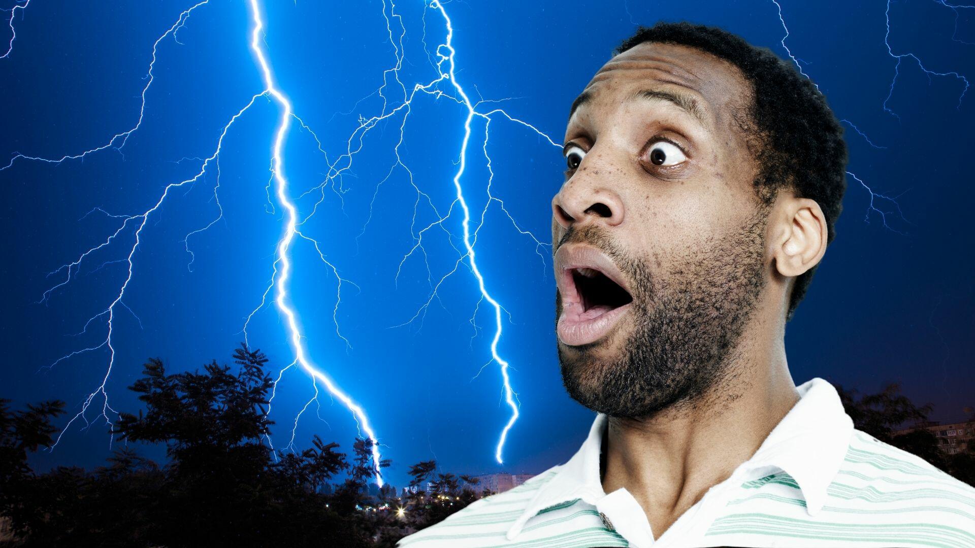 Black Man Nearly Struck By Lightning In Shocking Doorbell Video | iHeart