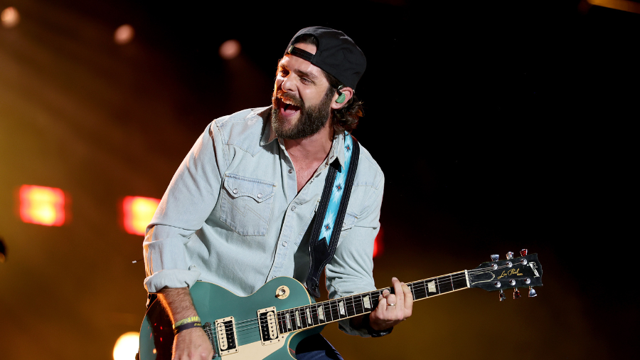 Watch Thomas Rhett Cover A 'Frozen' Song While He's Home With His ...