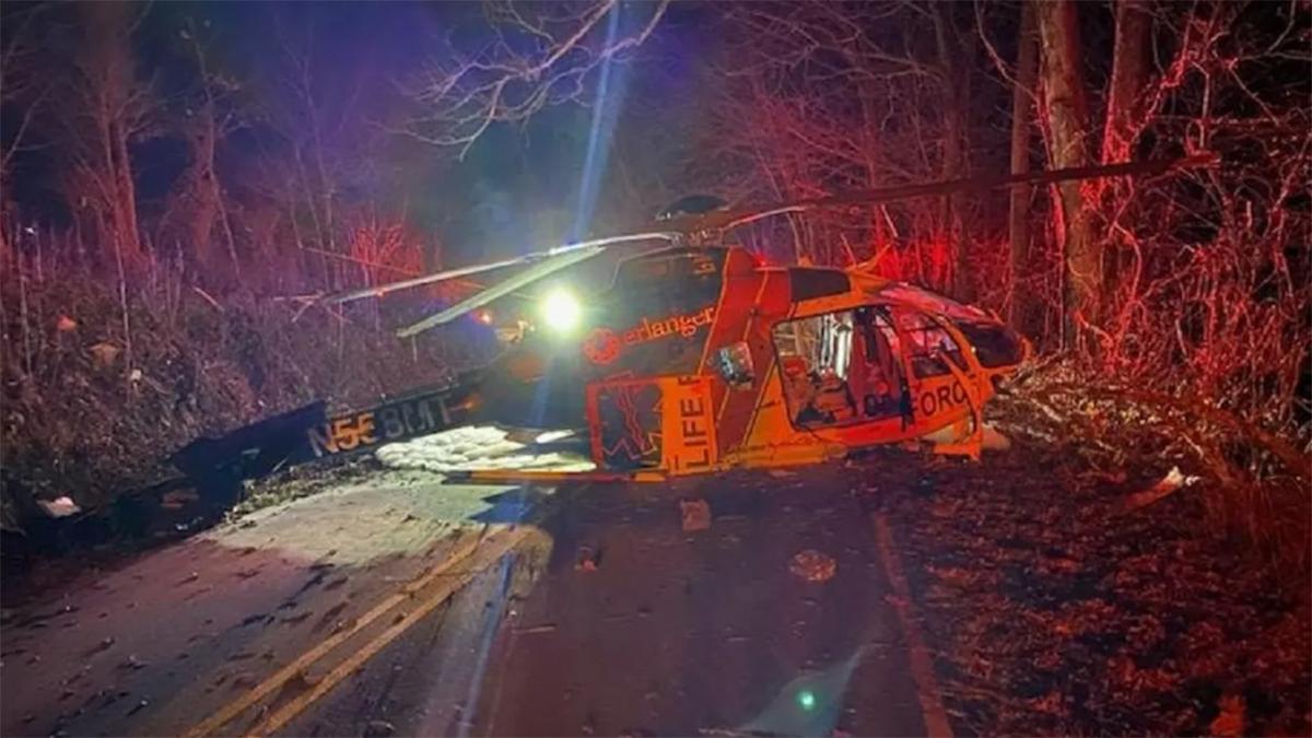 All Five People Survive Medical Helicopter Crash That Caused Severe ...