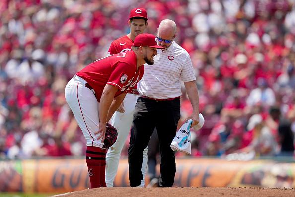 Dr. Angel Velazquez from OrthoCincy, on Graham Ashcraft and Jake Fraley ...