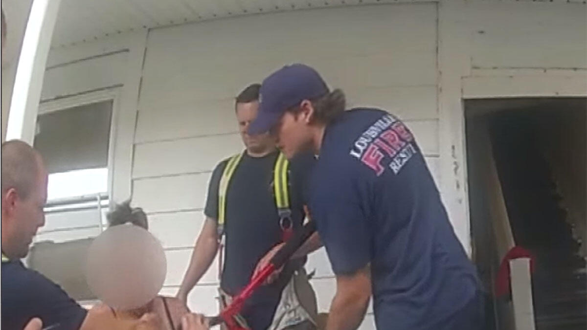 Body Camera Video Shows Officers Rescue Woman Chained To The Floor Iheart