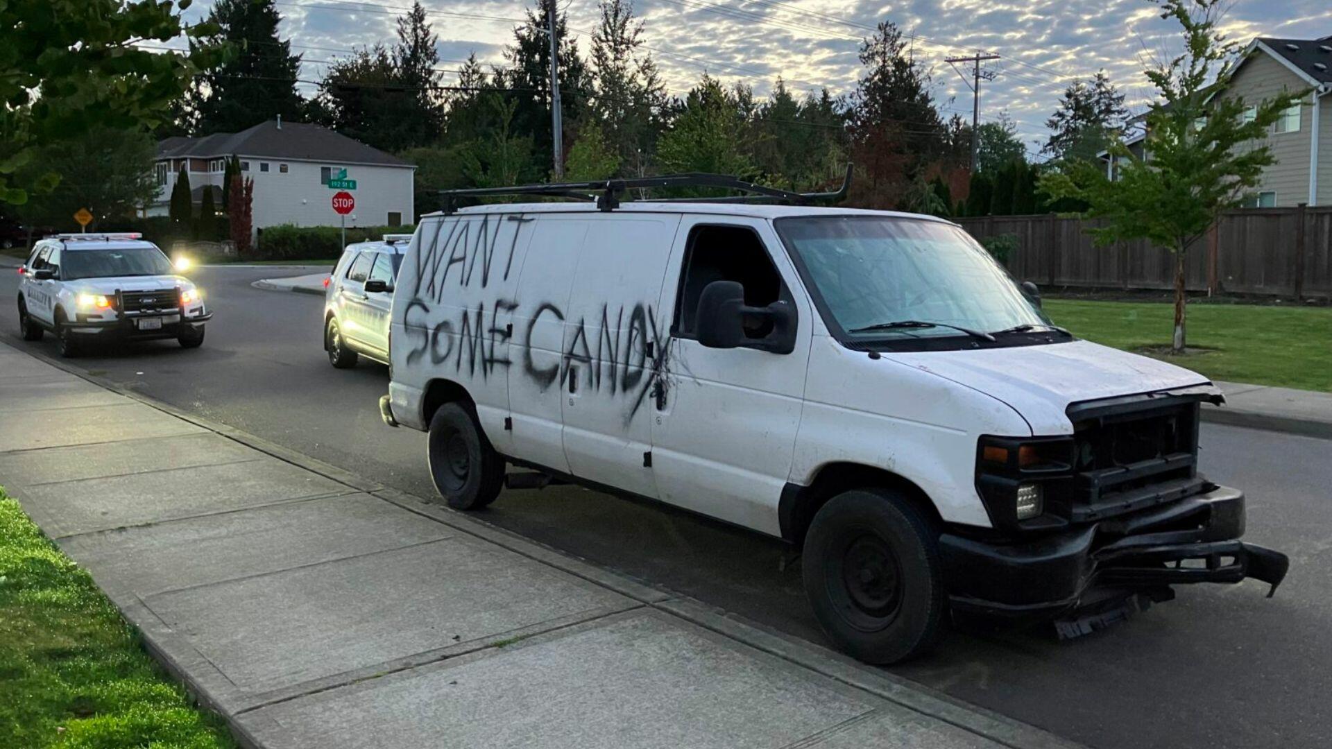 Mysterious 'Candy' Van Spotted Near School Bus Stop In Western ...