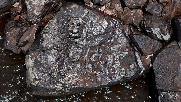 Drought in Brazil Reveals Mysterious Ancient Rock Carvings of Human ...