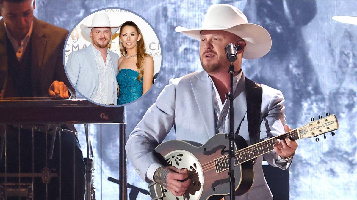 Cody Johnson Displays Mural Of Wife Brandi While Performing At CMA ...