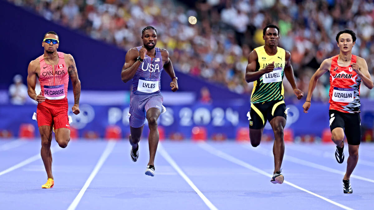 Noah Lyles Wins 100-Meter Final in Photo Finish | The Herd Now