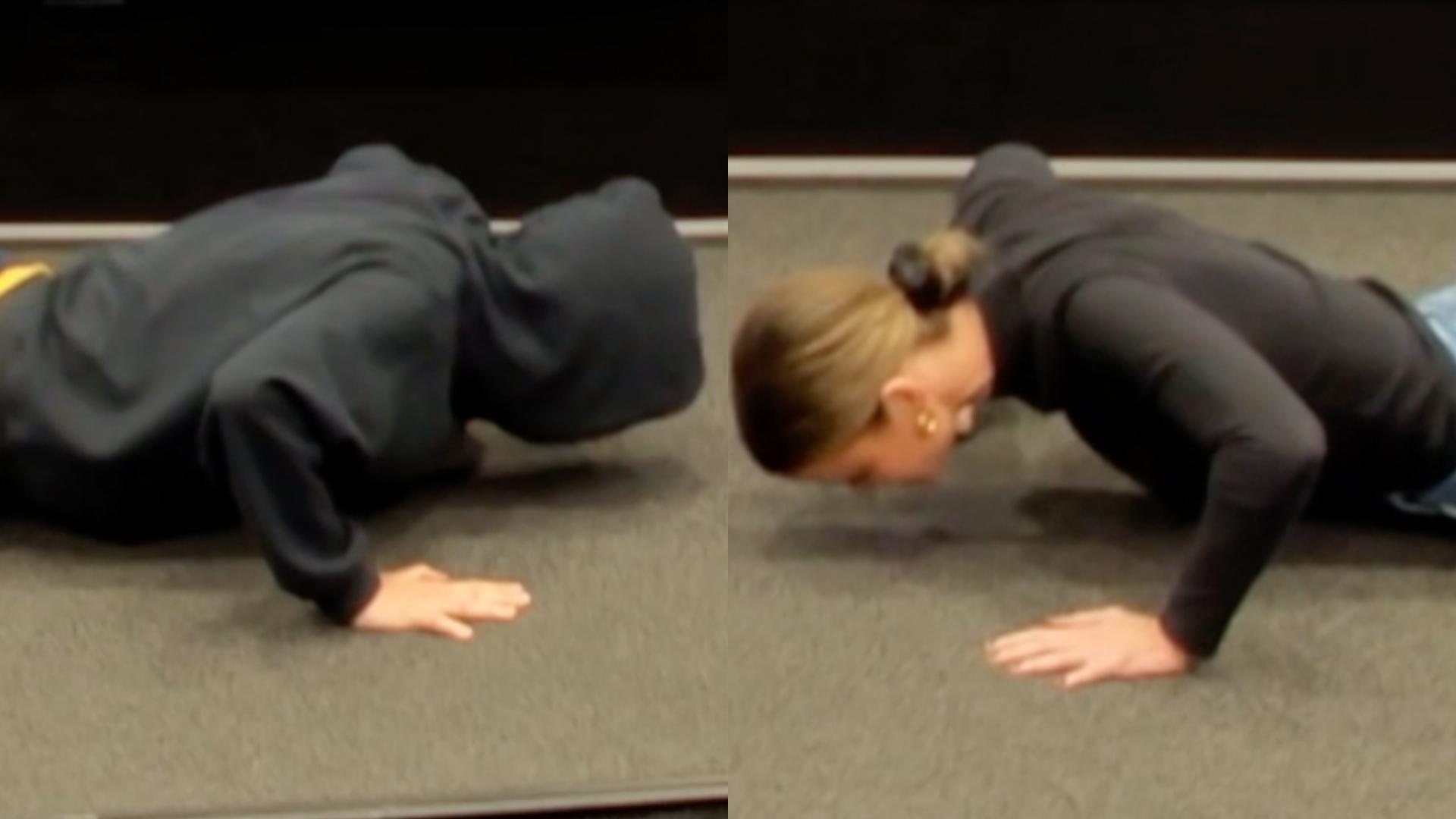 Show Members Show Off Push-up Skills for Mayo Clinic Challenge - 98.7 ...