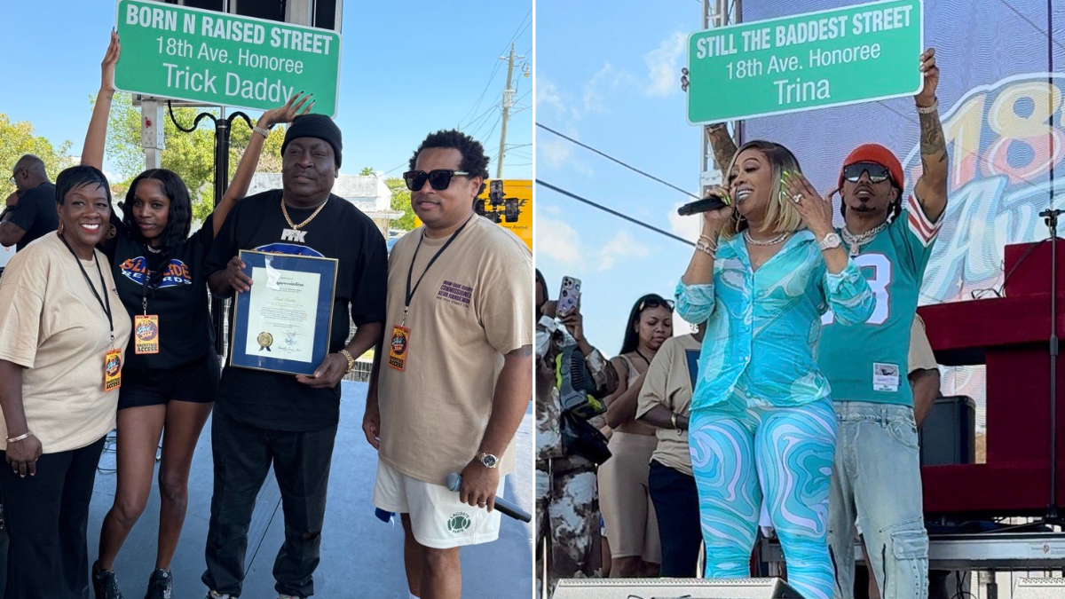 Trick Daddy, Trina & More Celebrate Their Street Naming In Miami | iHeart