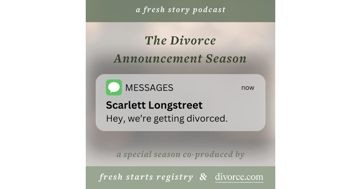 The Divorce Announcement Season: Scarlett Longstreet - A Fresh Story | iHeart