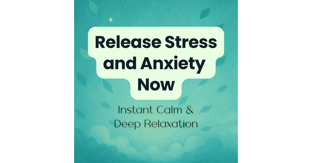 Guided Meditation for Stress, Anxiety & Tension — Instant Calm & Deep ...