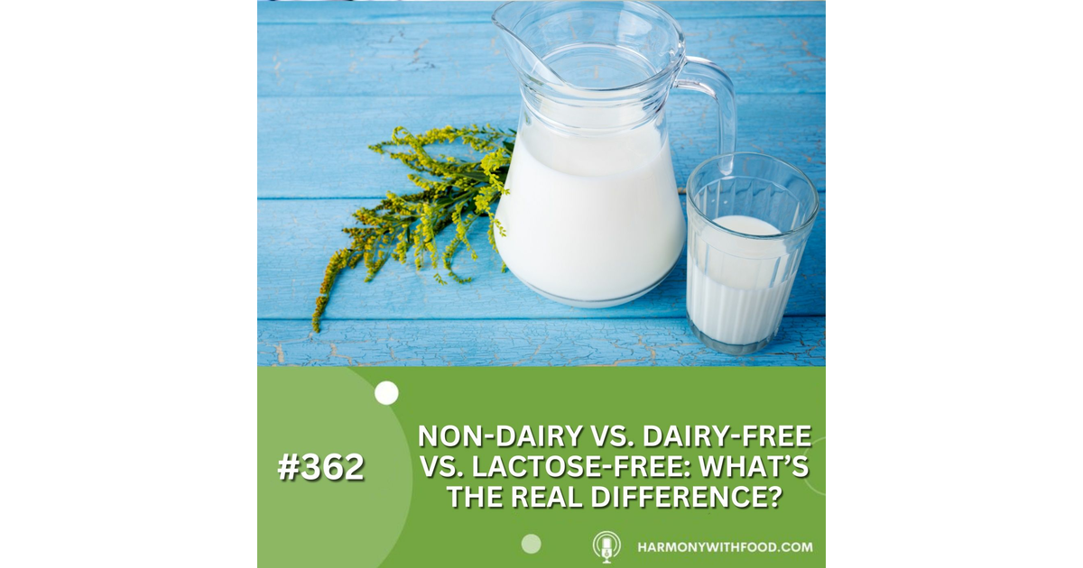 Non-Dairy vs. Dairy-Free vs. Lactose-Free: What’s the Real Difference? - Harmony With Food | iHeart