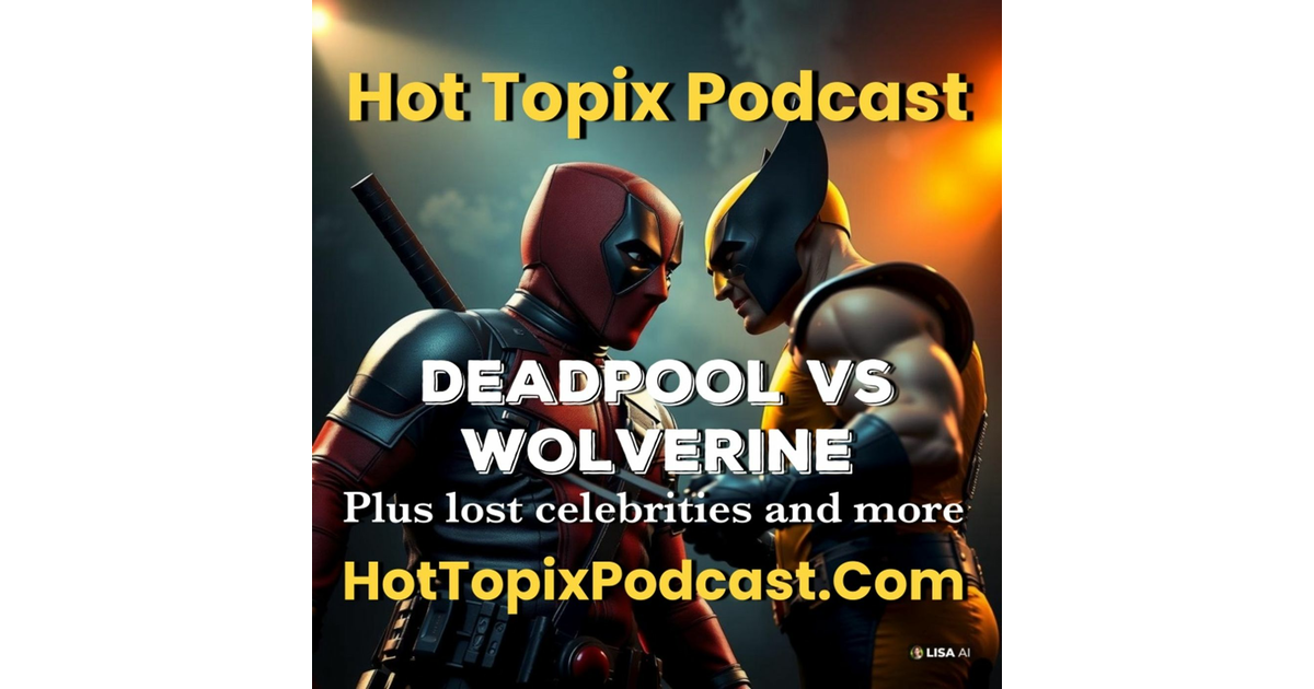 Deadpool vs Wolverine, Lost Celebrities and More - HOT TOPIX PODCAST | iHeart