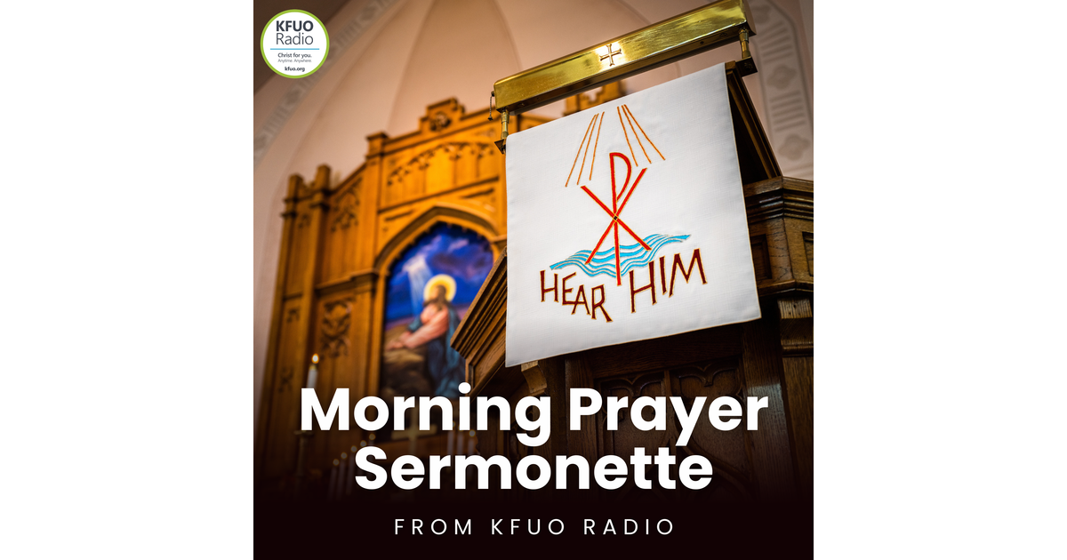Meditation on 1 Peter 1:1-12 - Morning Prayer Sermonette from KFUO ...