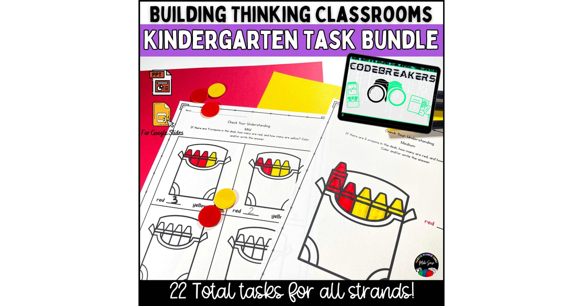 Ep 42: Kindergarten Building Thinking Classrooms Math Tasks - Making ...