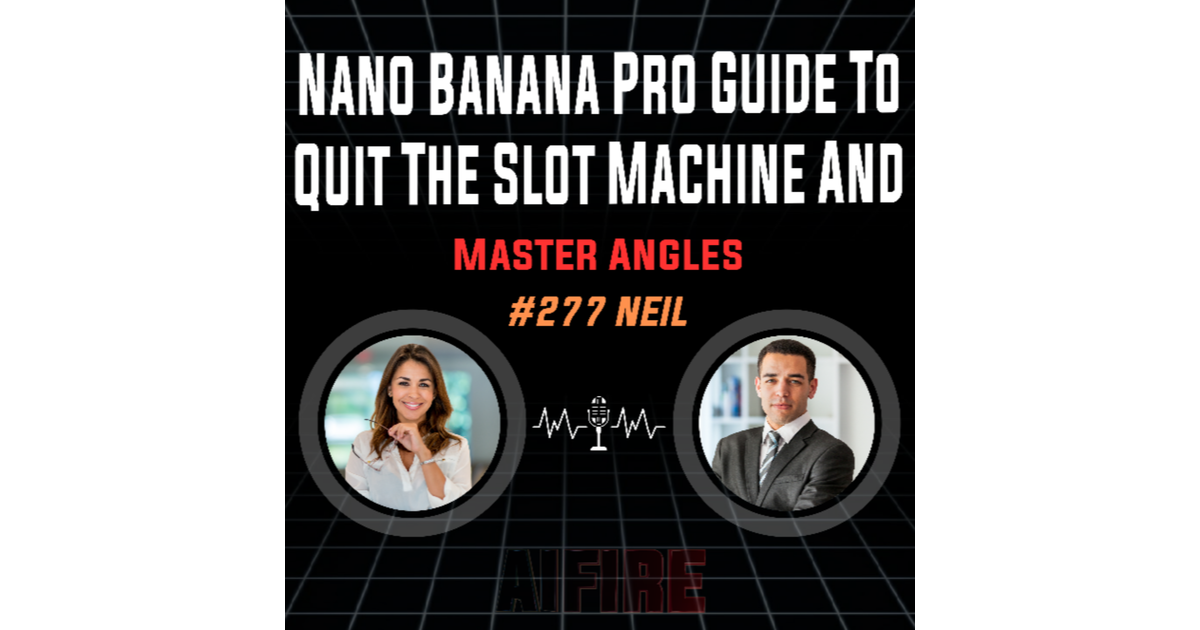 #277 Neil: Nano Banana Pro Guide To Quit The Slot Machine And Master ...
