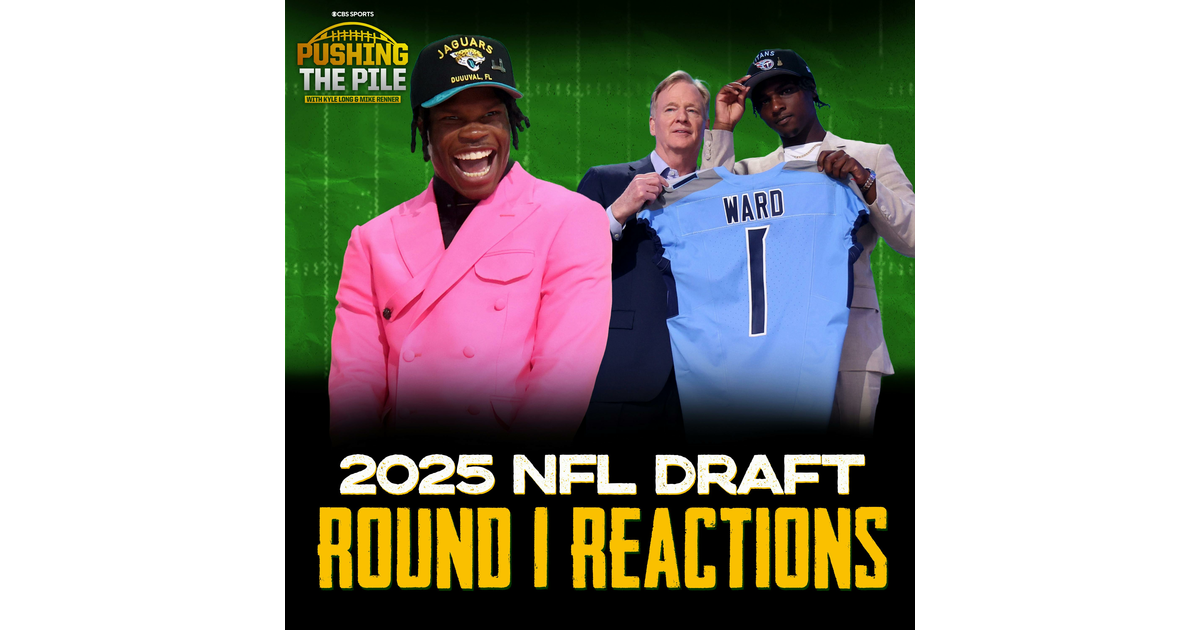 2025 NFL Draft Round 1 Reactions | Travis Hunter Trade, Jaxson Dart and No Shedeur Sanders ...