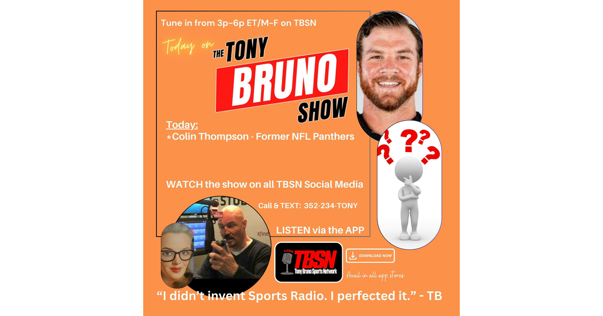 TBSN/Tony Bruno Show: Mar 15, 2024: Colin Thompson and David Brody - Tony Bruno Media | iHeart