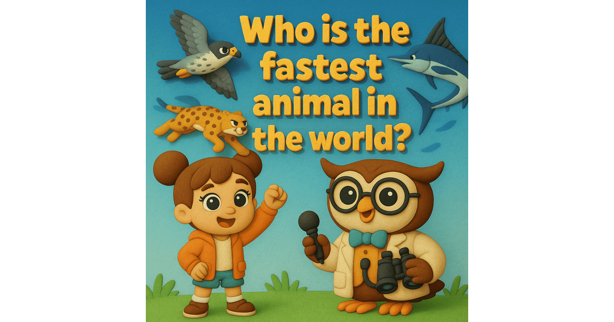 Who is the fastest animal in the world? [Cheetah, Sailfish and ...