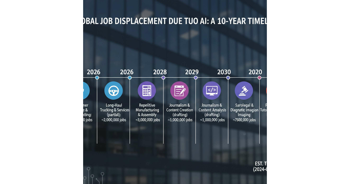When Will AI Take Your Job? The Month-by-Month Timeline (2025-2035 ...