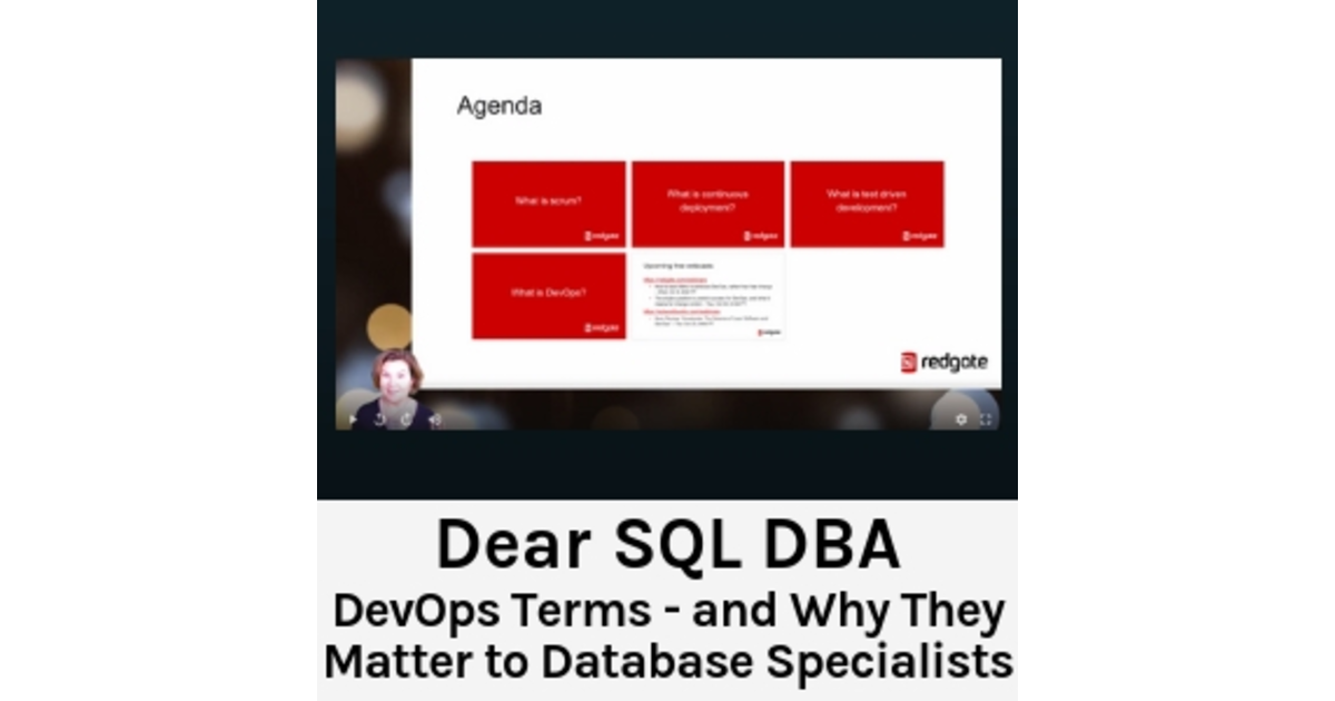 DevOps Terms - and Why They Matter to Database Specialists - Dear SQL ...